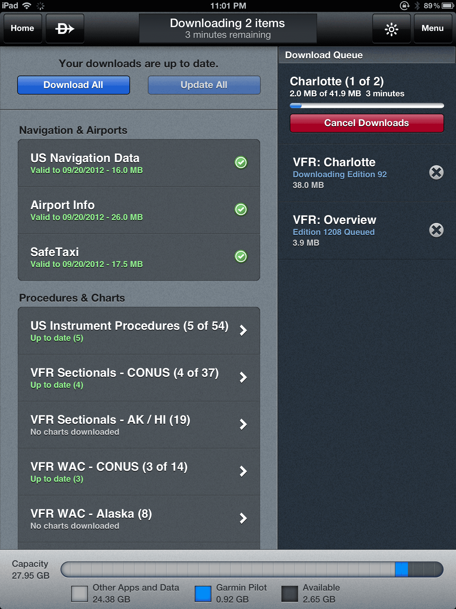Navigation app showdown: ForeFlight vs. Garmin Pilot vs. WingX - iPad ...