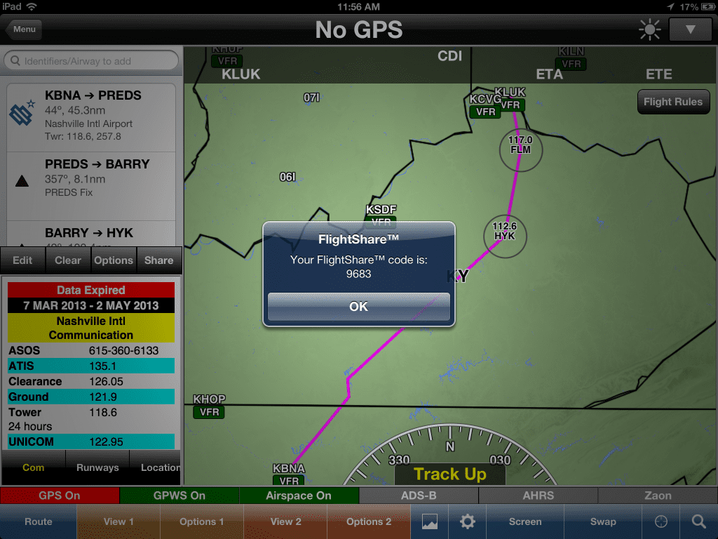 WingX Pro Tip: How to use FlightShare - iPad Pilot News