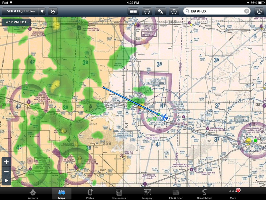 ForeFlight Tips: distance rings and track vector - iPad Pilot News
