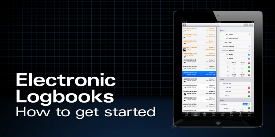 Electronic logbook apps – how to get started - iPad Pilot News