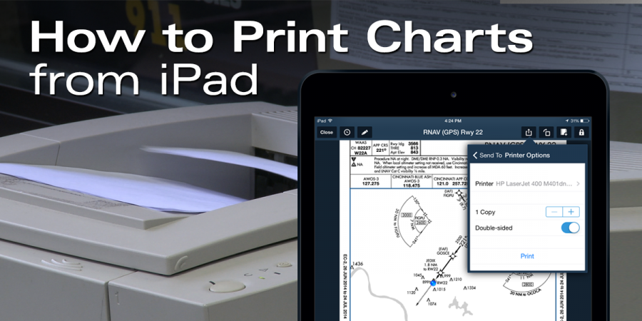 How to print charts from aviation apps - iPad Pilot News
