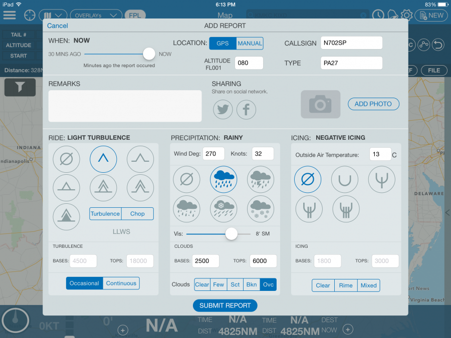 AerovieReports: All about the PIREPs - iPad Pilot News