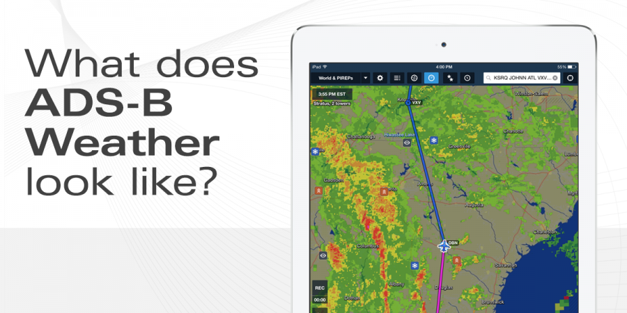 What does ADS-B weather look like? - iPad Pilot News