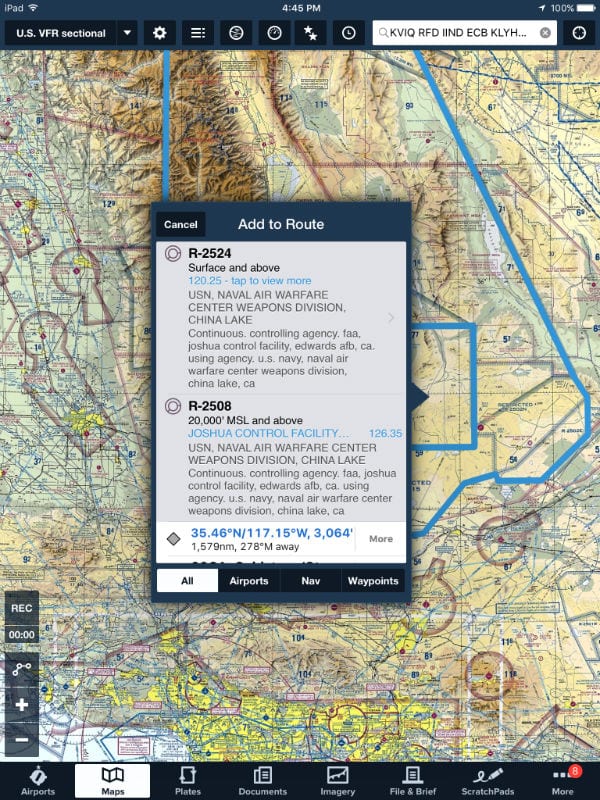 Where are chart supplements and legends in ForeFlight? - iPad Pilot News