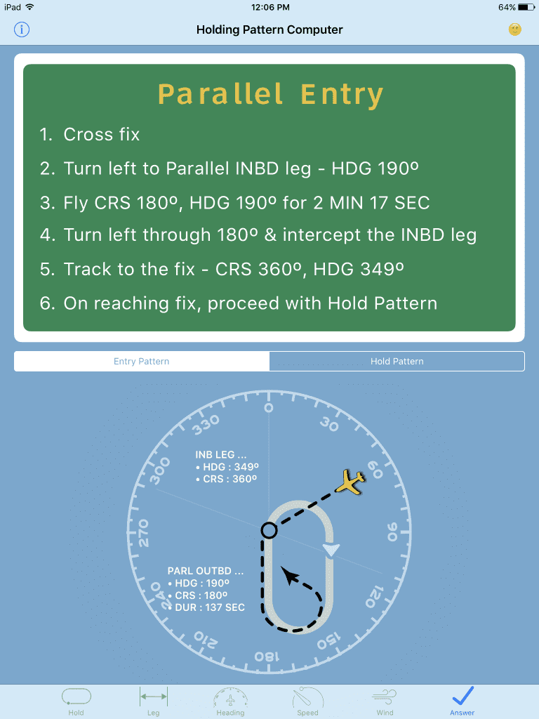 New app helps IFR pilots calculate holding patterns - iPad Pilot News