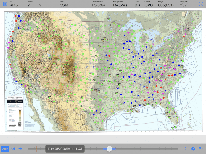 New weather app provides interactive forecast maps - iPad Pilot News