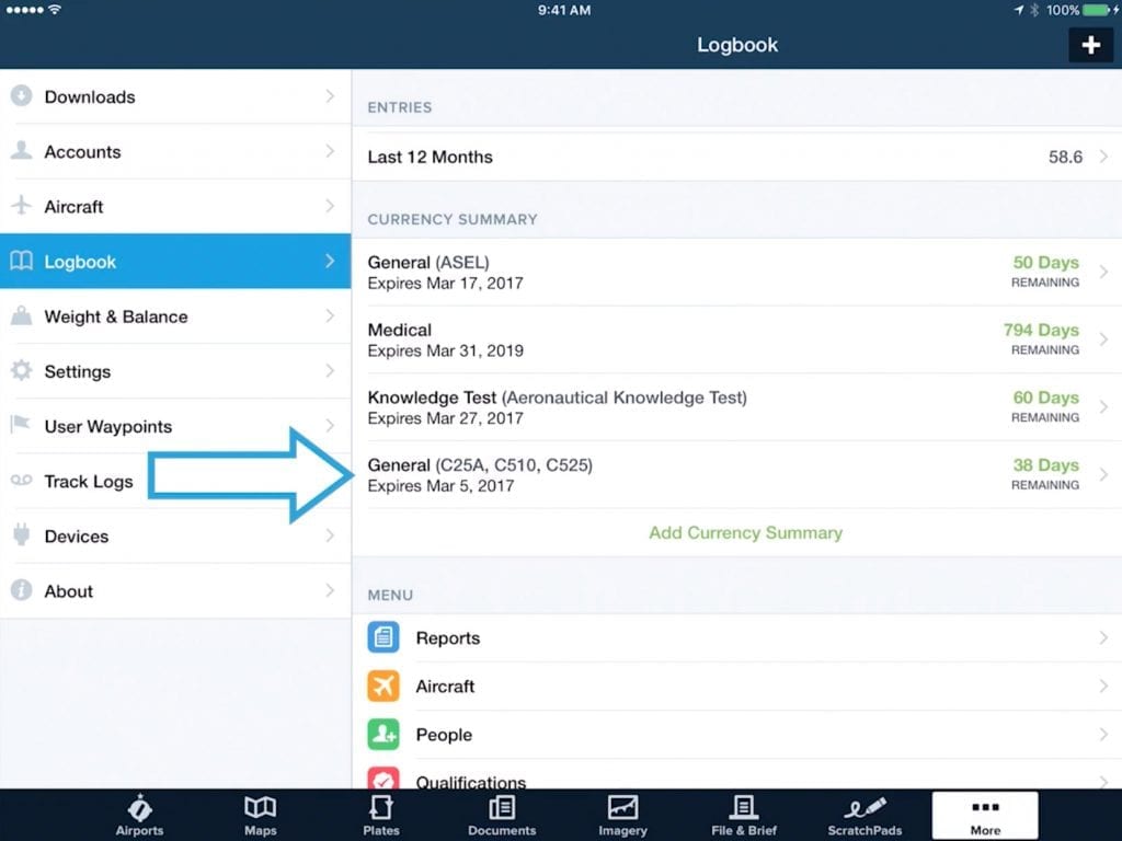 How to use the new chart, logbook and weather features in ForeFlight 8.3 - iPad Pilot News