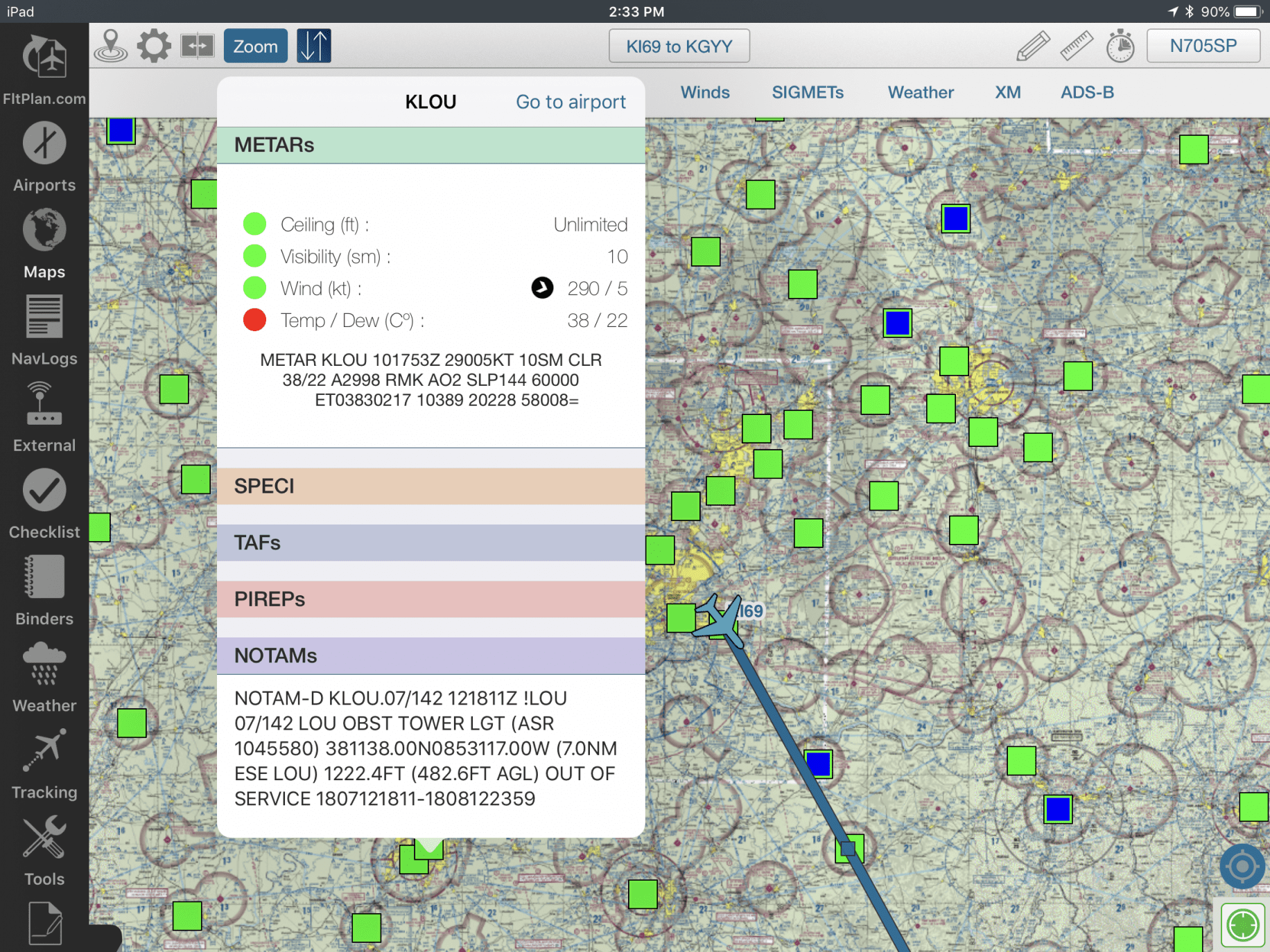 Flying with Stratus 3 and the FltPlan Go app : iPad Pilot News