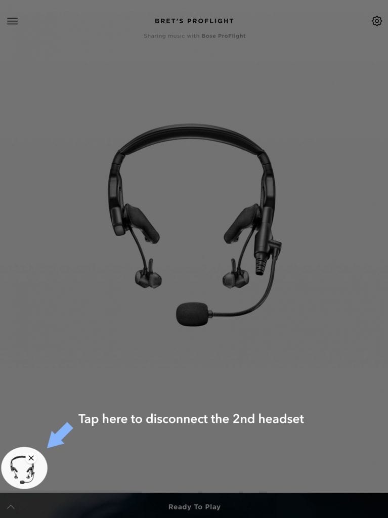 How to use the Bose Connect app with Bose ProFlight headsets - iPad ...