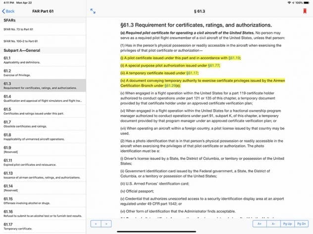 FAR/AIM app updated with new features : iPad Pilot News