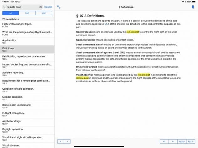 FAR/AIM app updated with new features : iPad Pilot News
