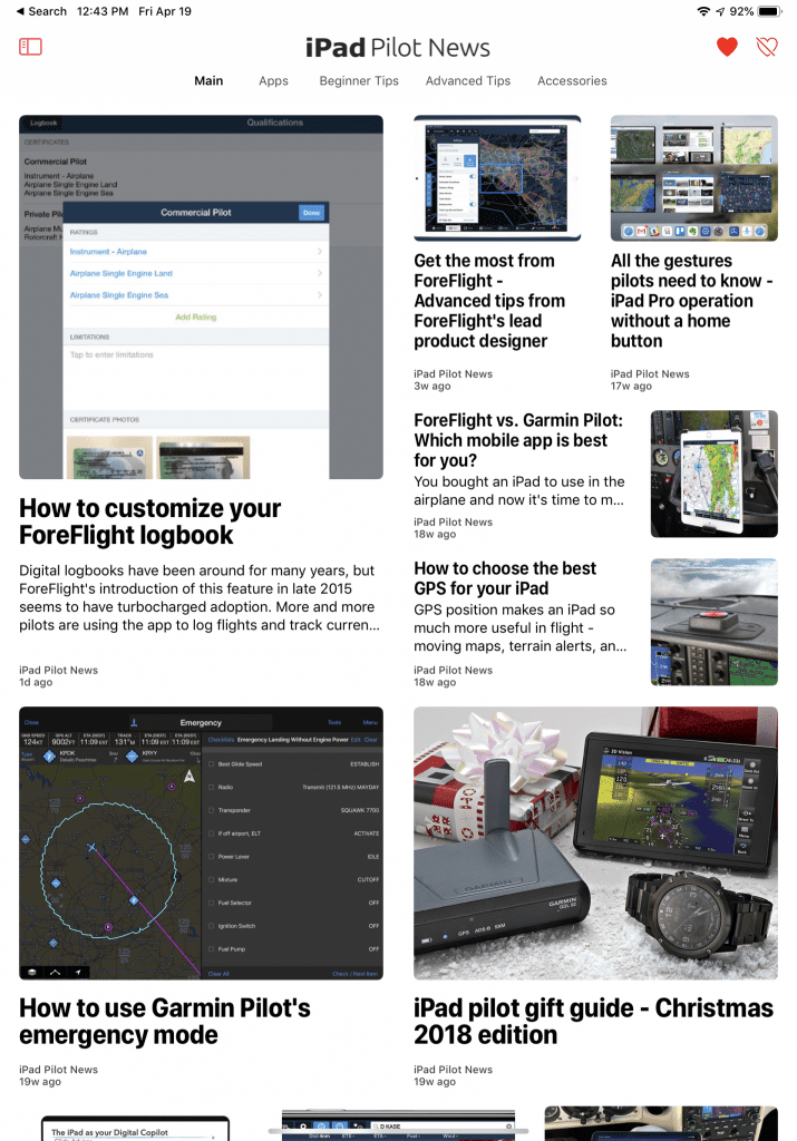 10 ways to read iPad Pilot News - iPad Pilot News