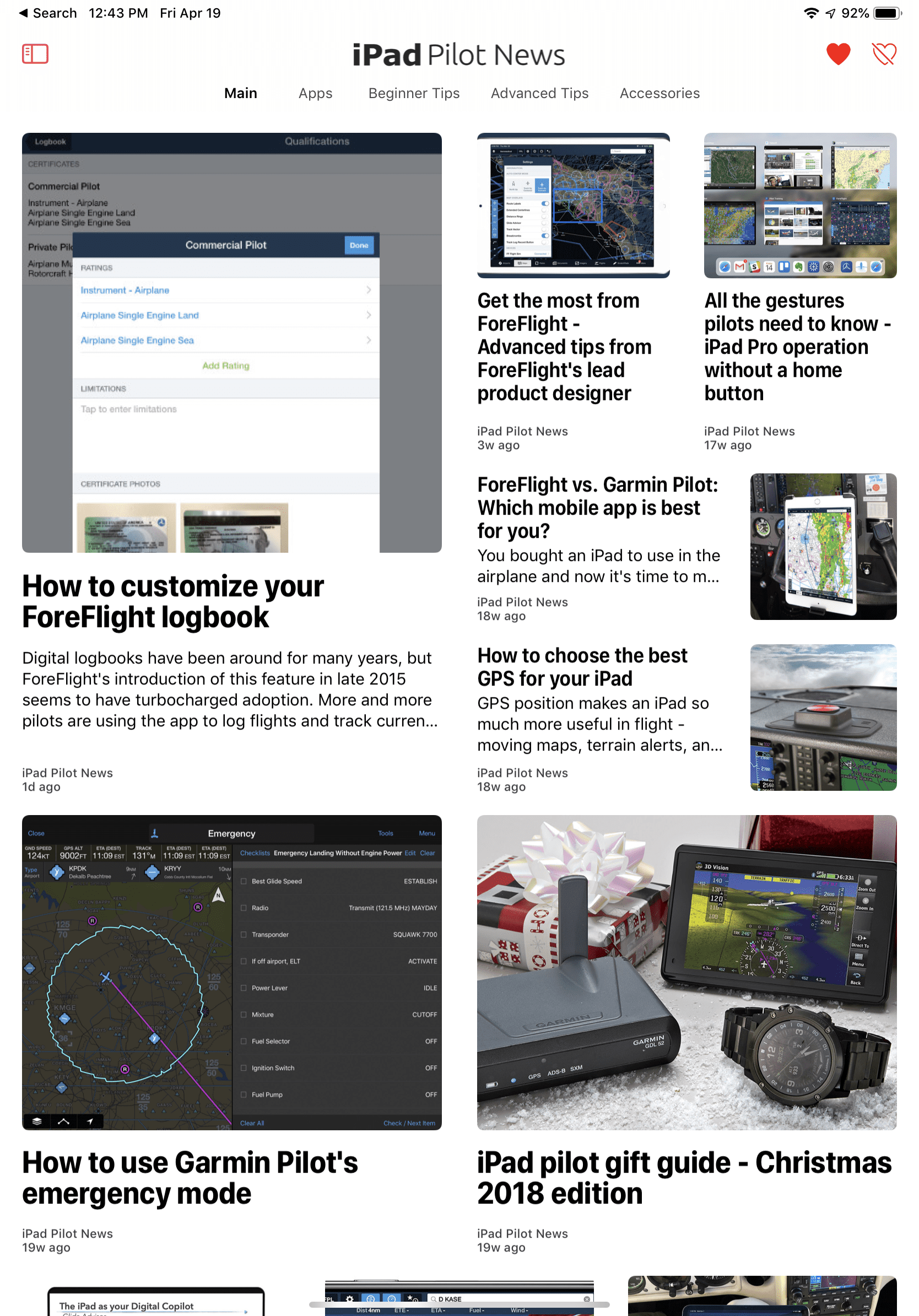 10 ways to read iPad Pilot News : iPad Pilot News