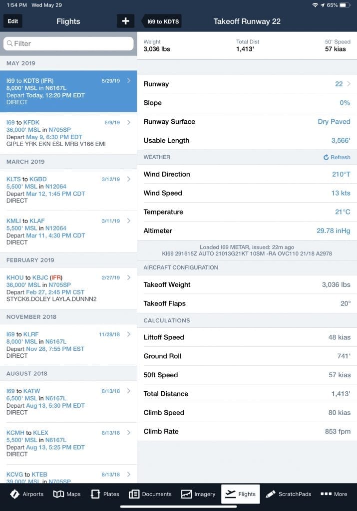 How to calculate takeoff and landing distance with ForeFlight 11.4 ...