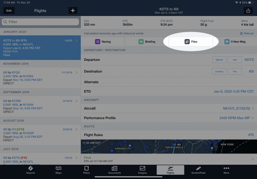 ForeFlight adds cloud top forecasts and new IFR features - iPad Pilot News