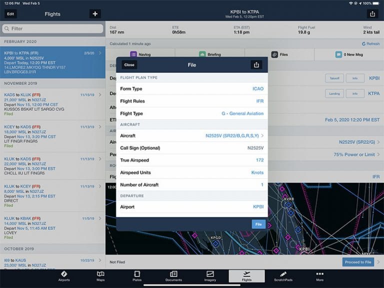 Understanding all the ForeFlight FPL and Edit features - iPad Pilot News