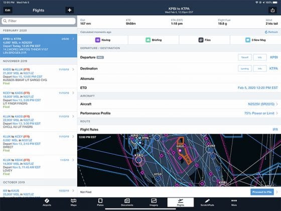 Understanding all the ForeFlight FPL and Edit features - iPad Pilot News