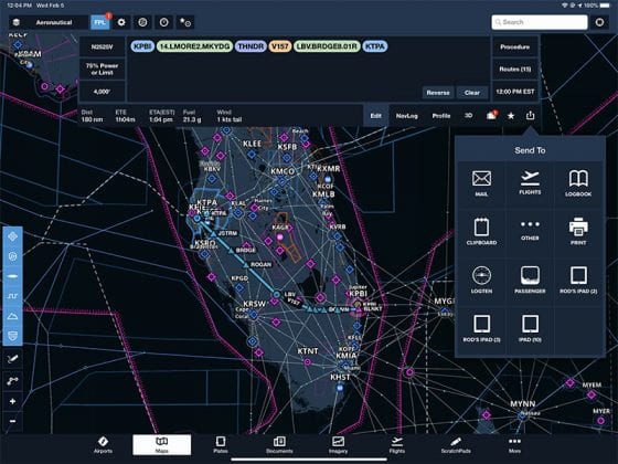Understanding all the ForeFlight FPL and Edit features - iPad Pilot News