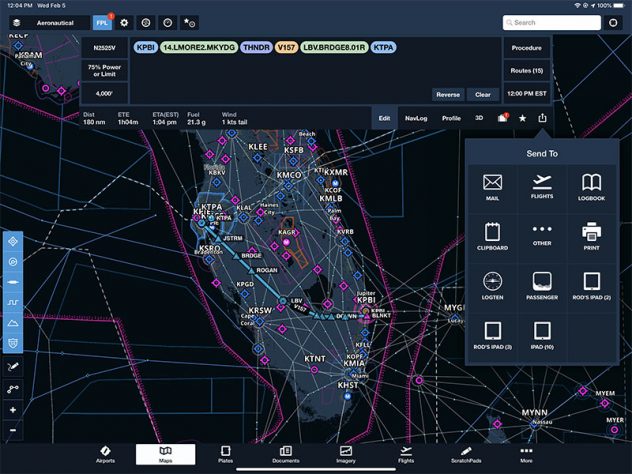 Understanding all the ForeFlight FPL and Edit features : iPad Pilot News