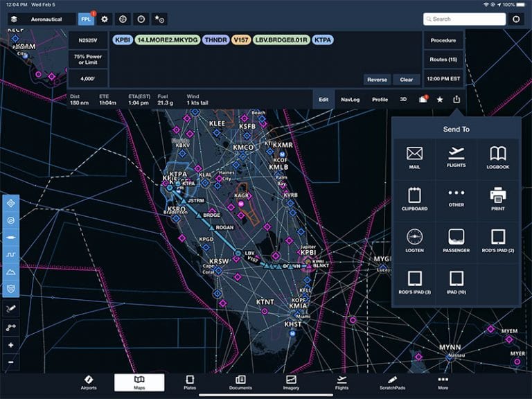 Understanding all the ForeFlight FPL and Edit features - iPad Pilot News
