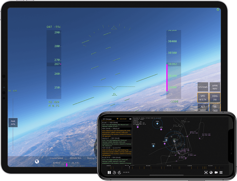 Tips for using aviation apps with home flight simulators - iPad Pilot News