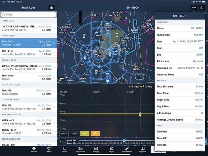 Get the most out of ForeFlight’s track log feature - iPad Pilot News