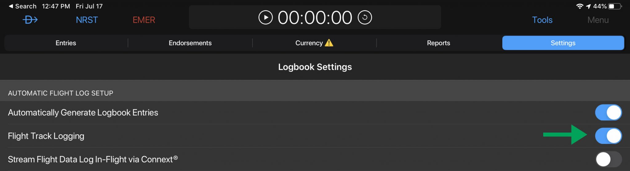 Garmin Pilot adds tab bar interface and new features - iPad Pilot News