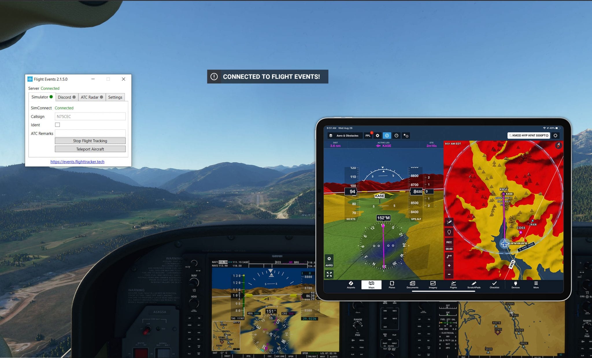 Tips for using aviation apps with home flight simulators - iPad Pilot News