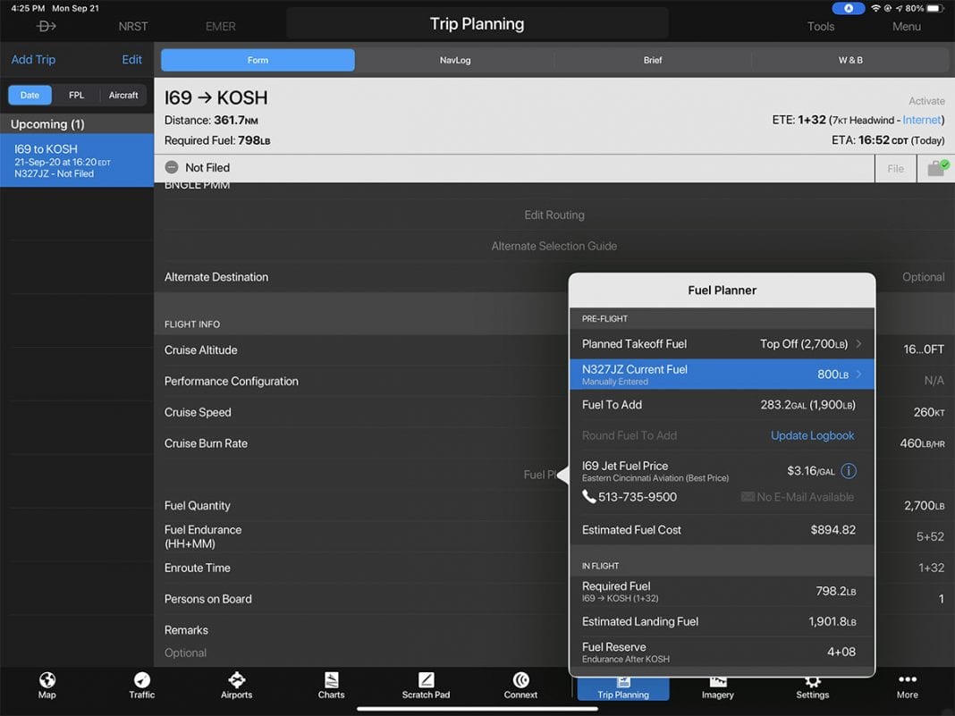 Step-by-step guide to planning a flight in Garmin Pilot - iPad Pilot News