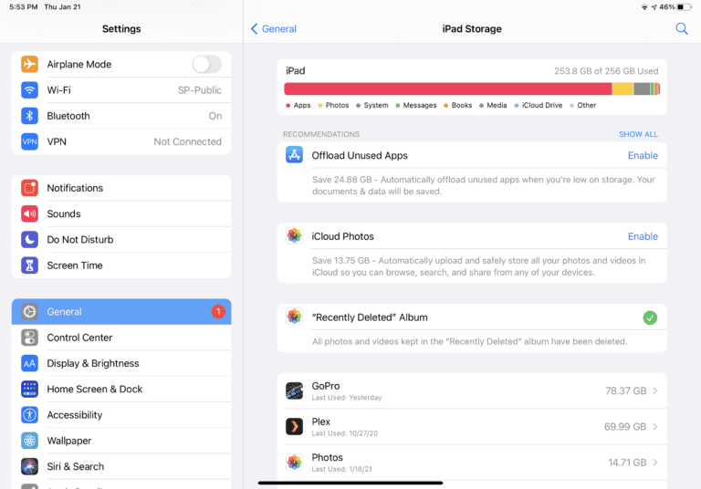 iPad Storage Full? 8 Ways to Free Up Space Before Your Next Flight ...