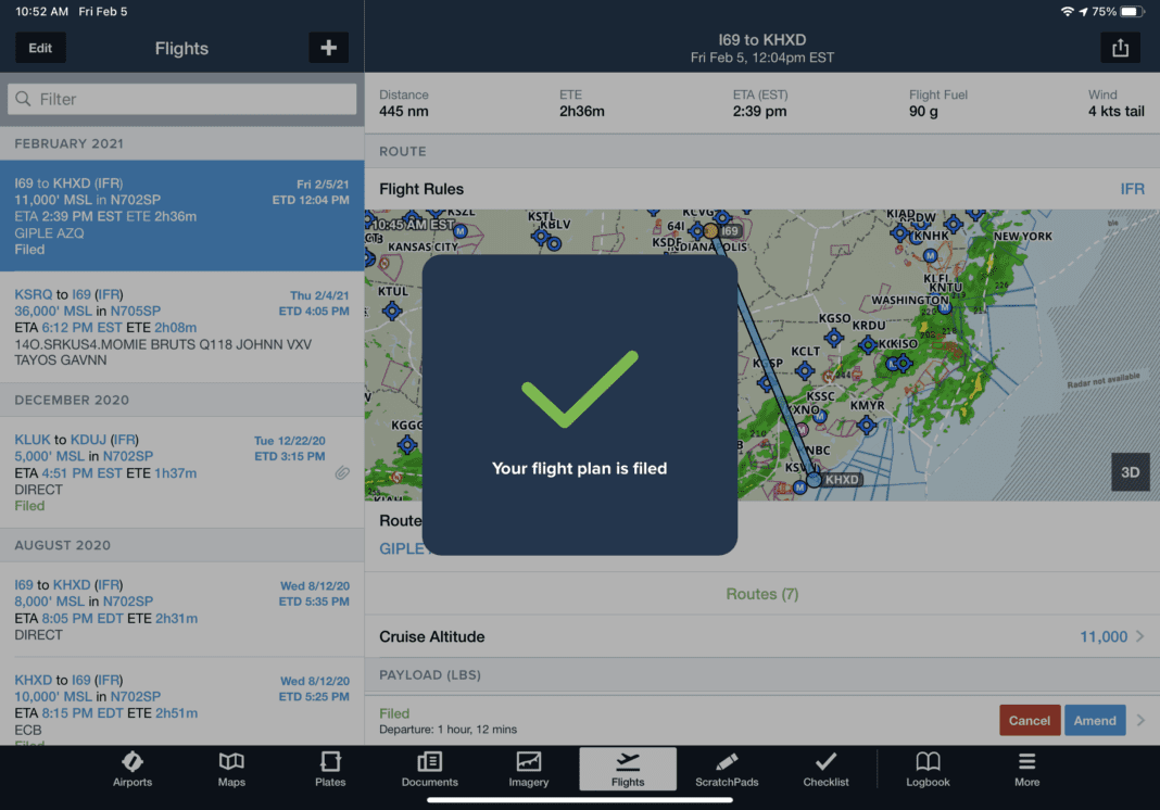 How to File an IFR Flight Plan in ForeFlight: A Comprehensive Guide ...