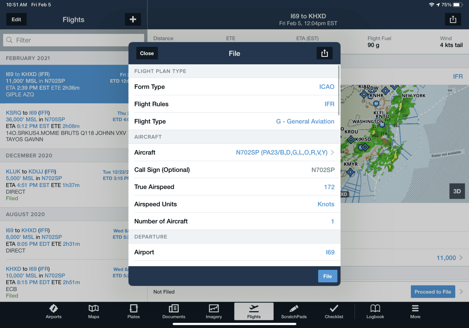 How to File an IFR Flight Plan in ForeFlight: A Comprehensive Guide ...