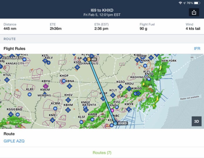 How to file an IFR flight plan in ForeFlight - iPad Pilot News