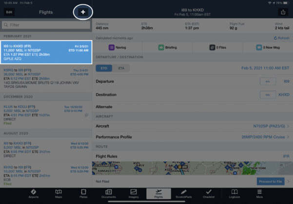 How to File an IFR Flight Plan in ForeFlight: A Comprehensive Guide ...