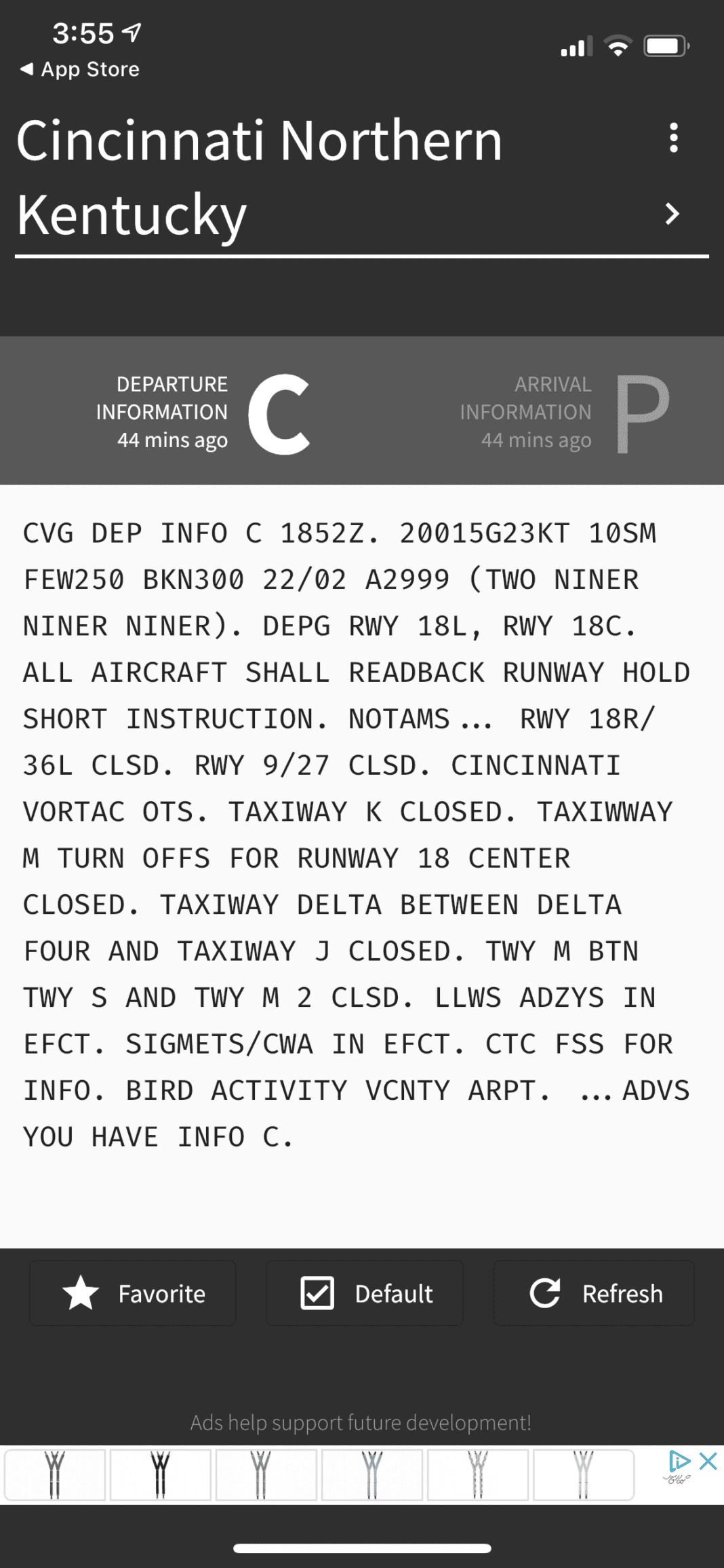 Check airport status anywhere with Digital ATIS app - iPad Pilot News