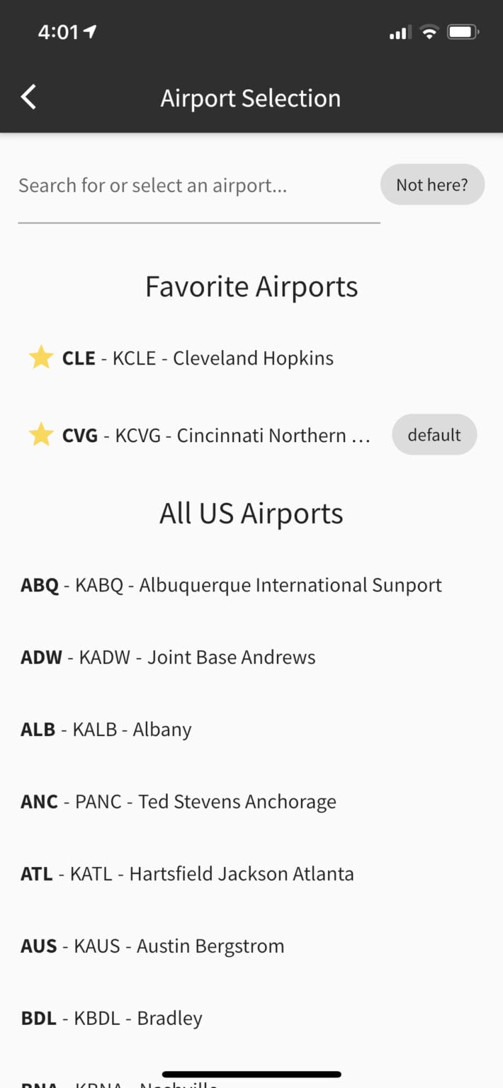 Check airport status anywhere with Digital ATIS app - iPad Pilot News