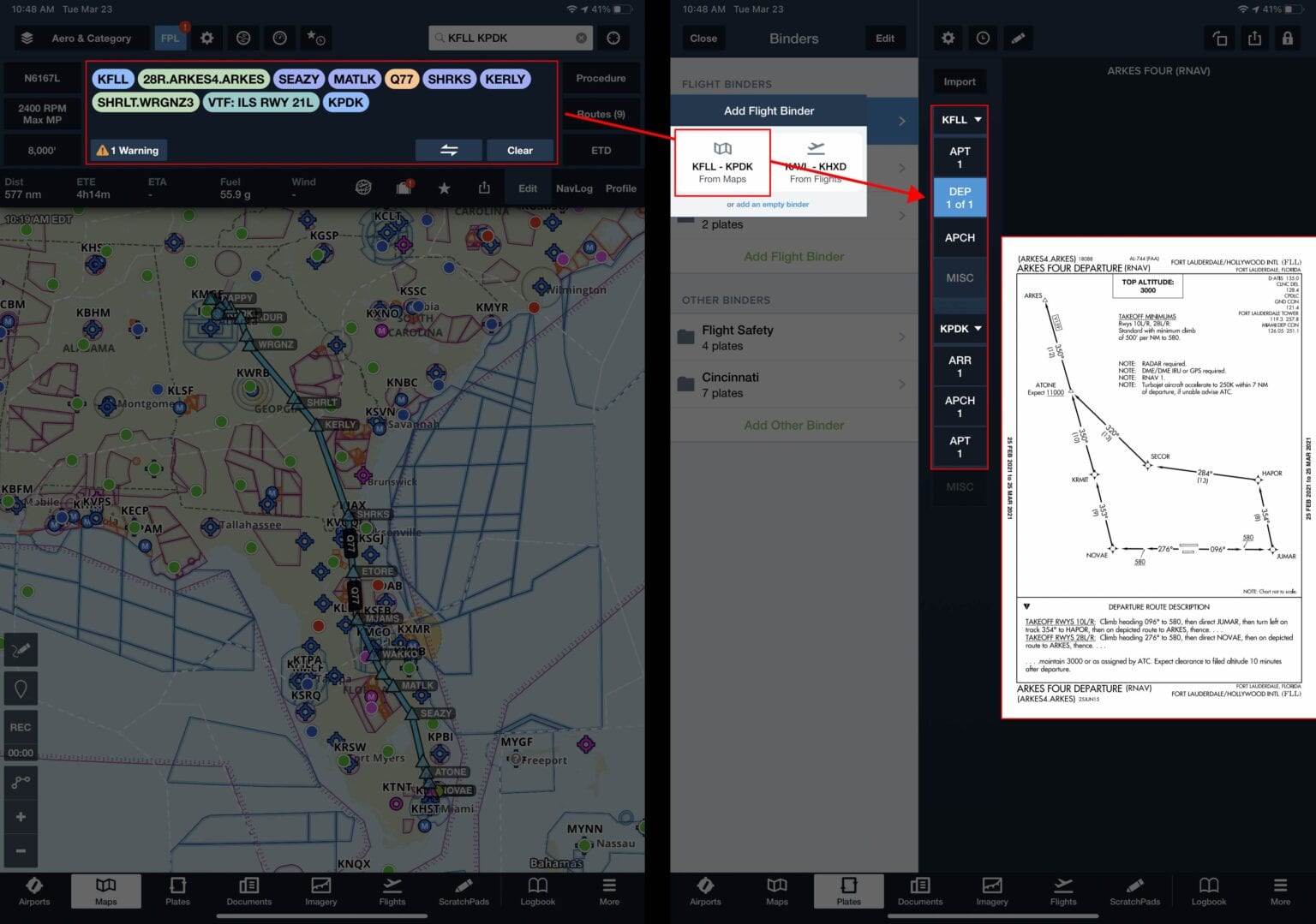 How to use the new Flight Binders feature in ForeFlight - iPad Pilot News