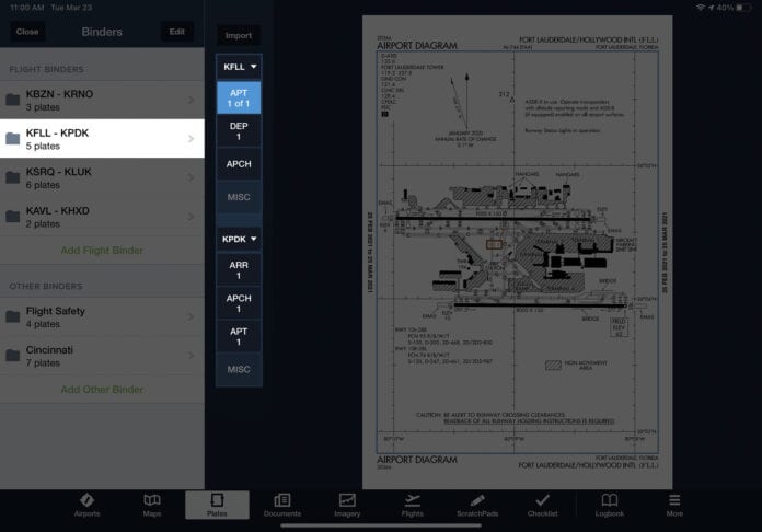 How to use the new Flight Binders feature in ForeFlight - iPad Pilot News