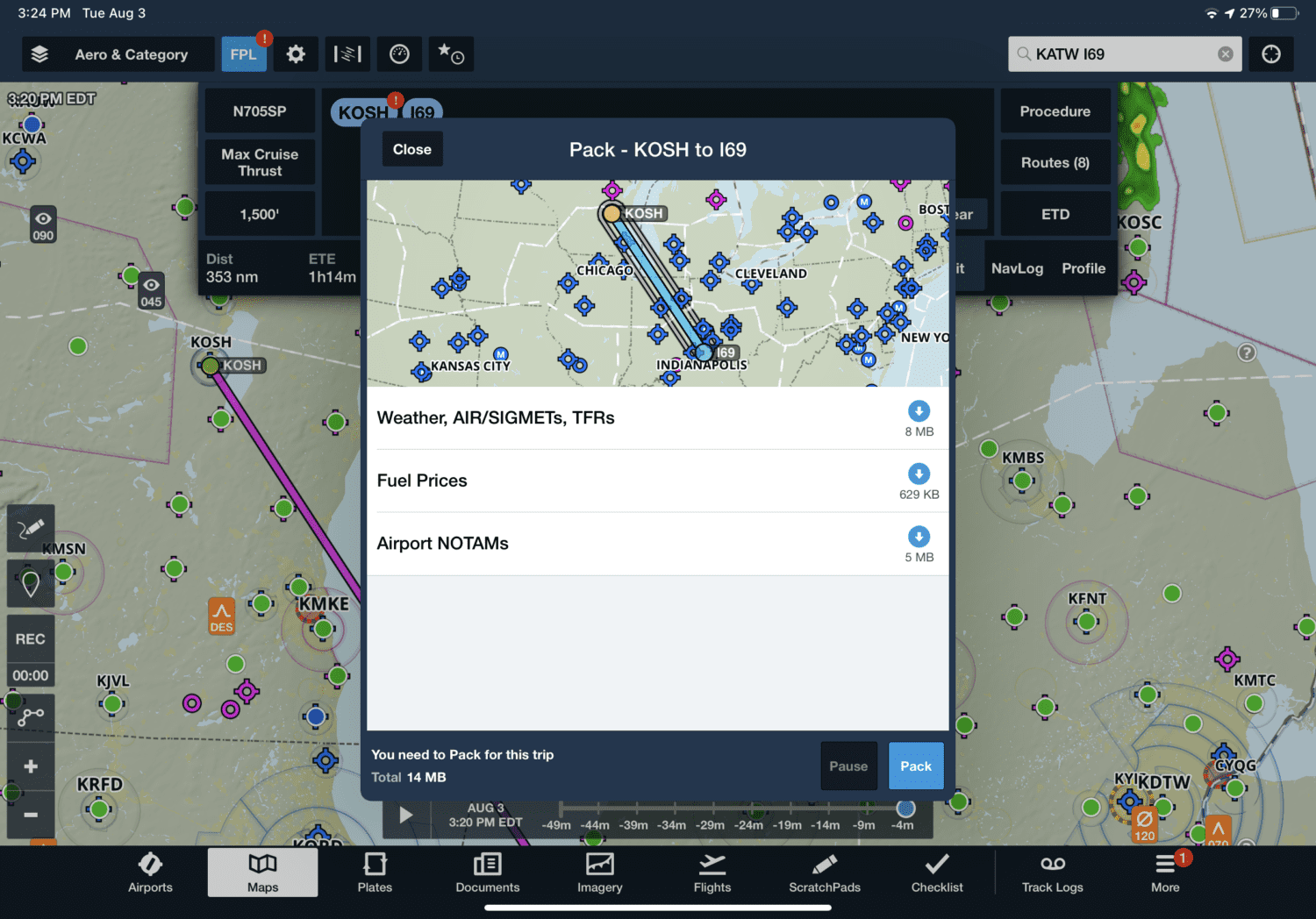 ForeFlight adds 3D obstacle feature in latest update - iPad Pilot News