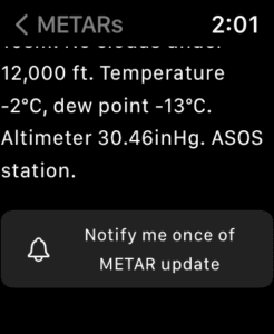 Windy adds new weather features to Apple Watch app - iPad Pilot News