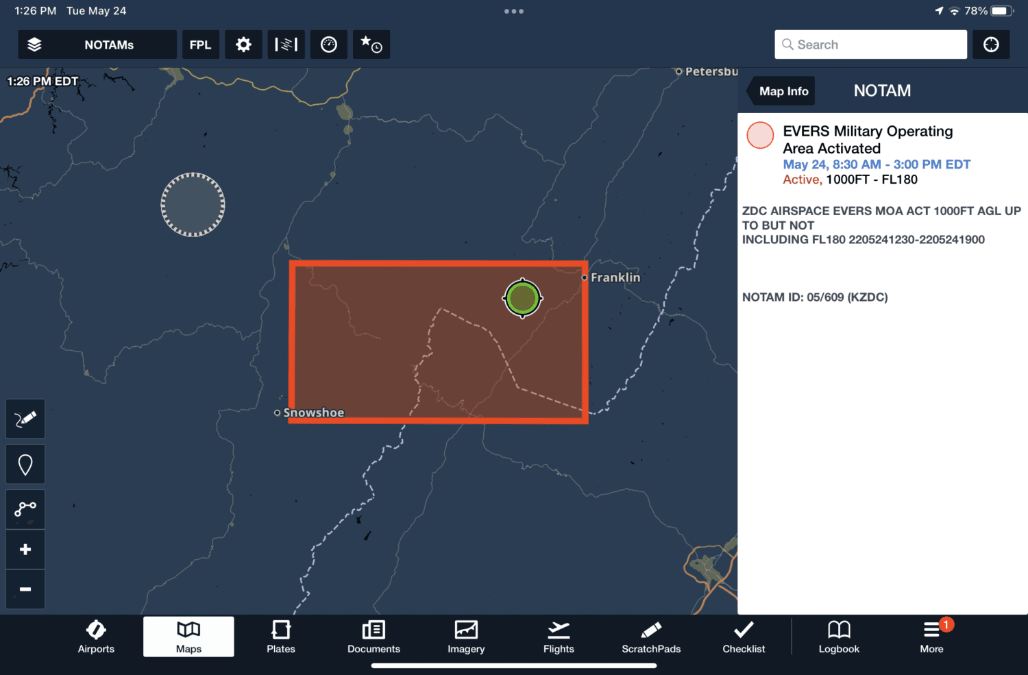 How to find NOTAMs in ForeFlight and Garmin Pilot