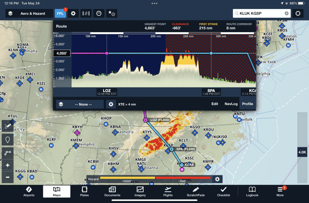 ForeFlight adds graphical en route NOTAMs in latest update - iPad Pilot ...