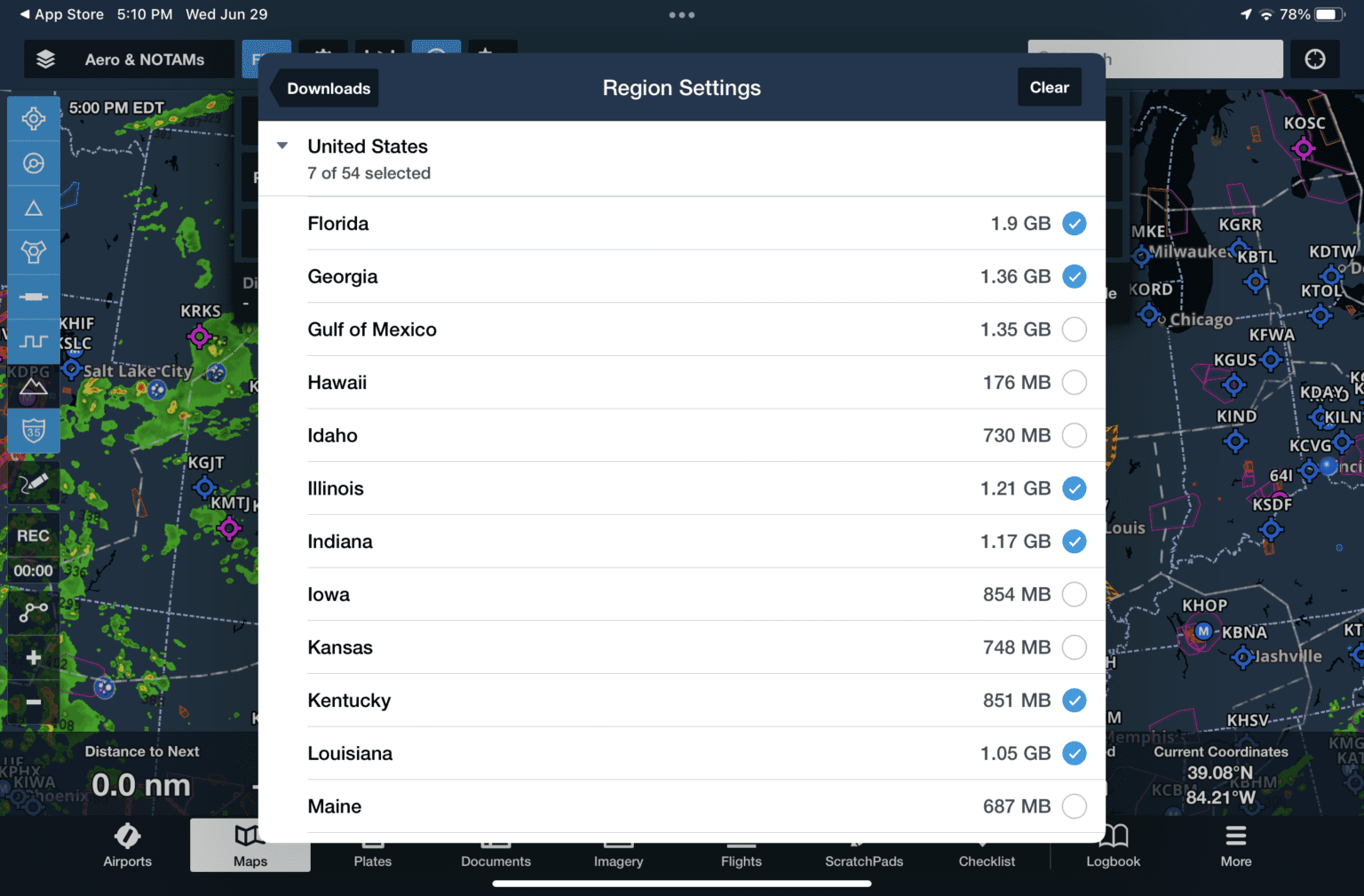 ForeFlight simplifies aviation data and chart downloads - iPad Pilot News