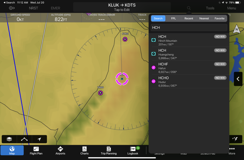 Garmin Pilot adds graphical weight and balance function - iPad Pilot News