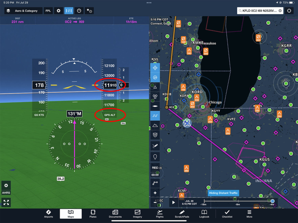 Understanding pressure altitude and GPS altitude in aviation apps ...
