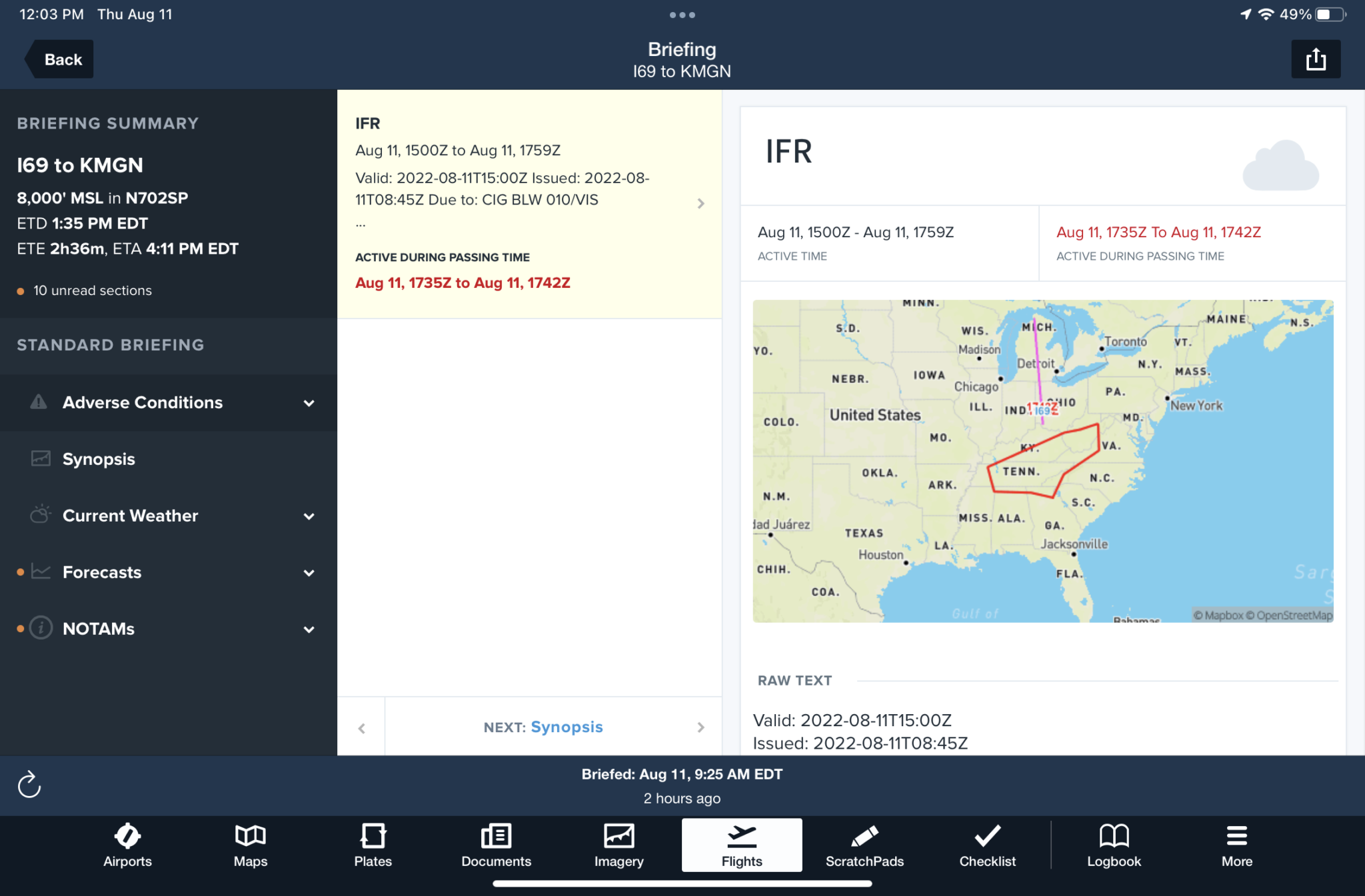 How to find NOTAMs in ForeFlight and Garmin Pilot - iPad Pilot News