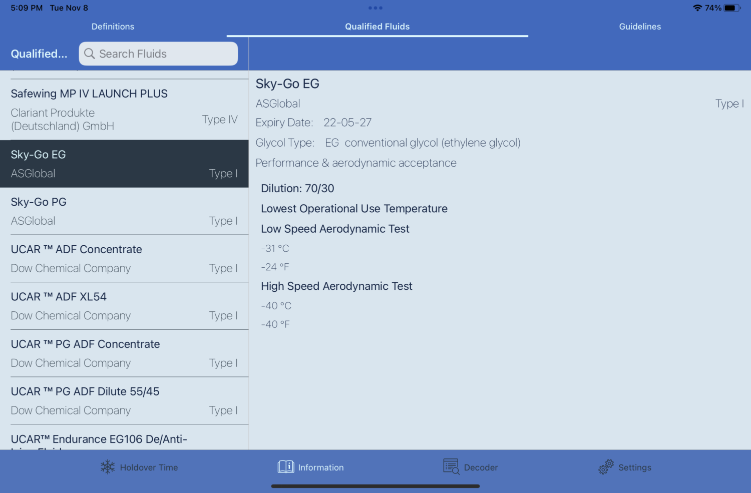 Winter Ops app provides de-/anti-Icing holdover time calculations ...