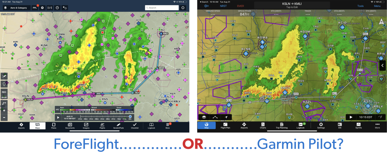 ForeFlight vs. Garmin Pilot: 3 key differences to help you decide ...