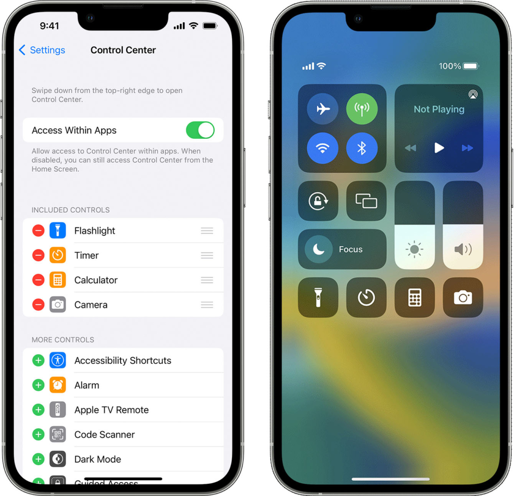 How To Customize The Built in Control Center On Your IPad Or IPhone
