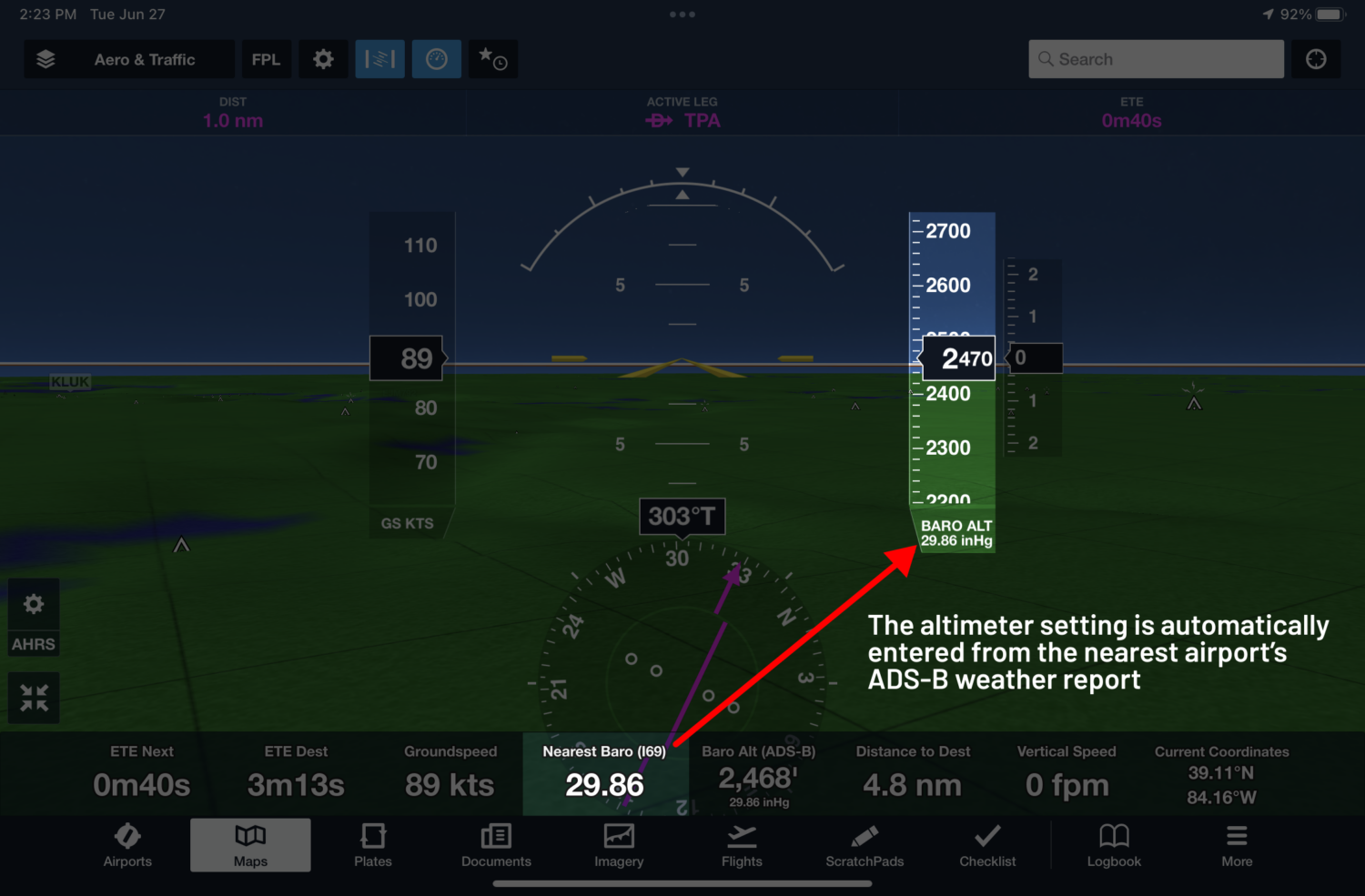 Understanding pressure altitude and GPS altitude in aviation apps ...